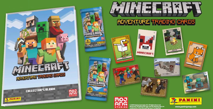 Minecraft与Panini合作推出集换式卡牌 - 我的世界中文站