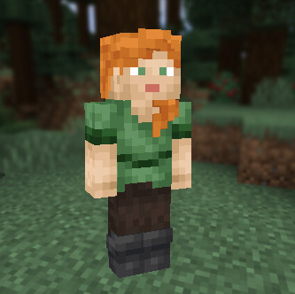 我的世界爱丽克丝重新设计 Alex Redesign 皮肤下载 - 我的世界中文站